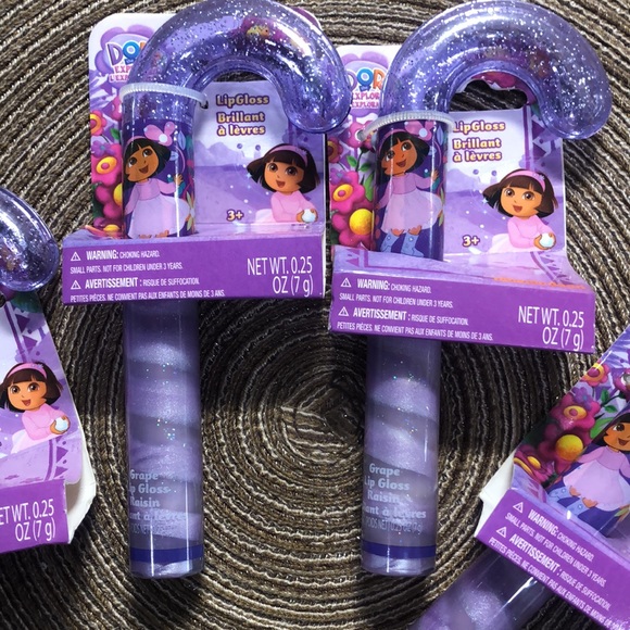 Nickelodeon | Makeup | 4 Dora The Explorer Lip Gloss Grape | Poshmark